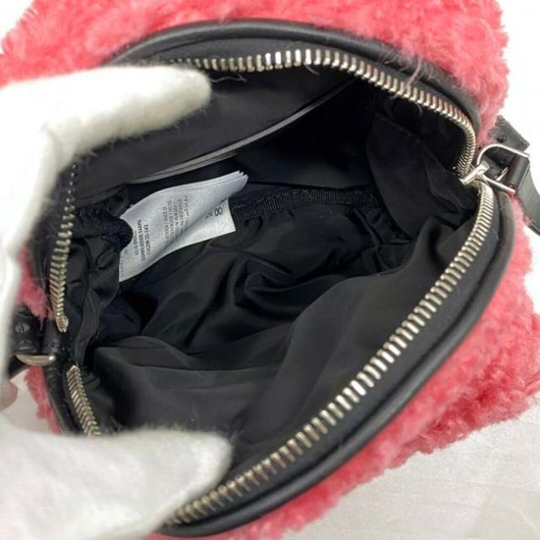 MONCLER - モンクレール ショルダーバッグ ピンク ブラック MONCLER - モンクレール ショルダーバッグ ピンク ブラック
