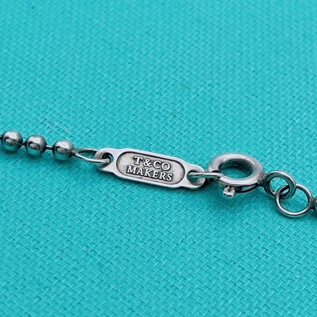 Tiffany & Co. 希少 メイカーズ ネックレス バー ボールチェーン Tiffany & Co. 希少 メイカーズ ネックレス バー ボールチェーン