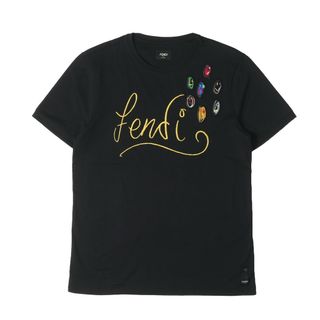 FENDI(Tシャツ/カットソー(半袖/袖なし) ・ ブラック/黒色系 FENDI(Tシャツ/カットソー(半袖/袖なし) ・ ブラック/黒色系