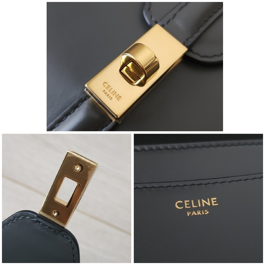CELINE - 美品【セリーヌ】ミニ 16 セーズ サテンドカーフスキン CELINE - 美品【セリーヌ】ミニ 16 セーズ サテンドカーフスキン