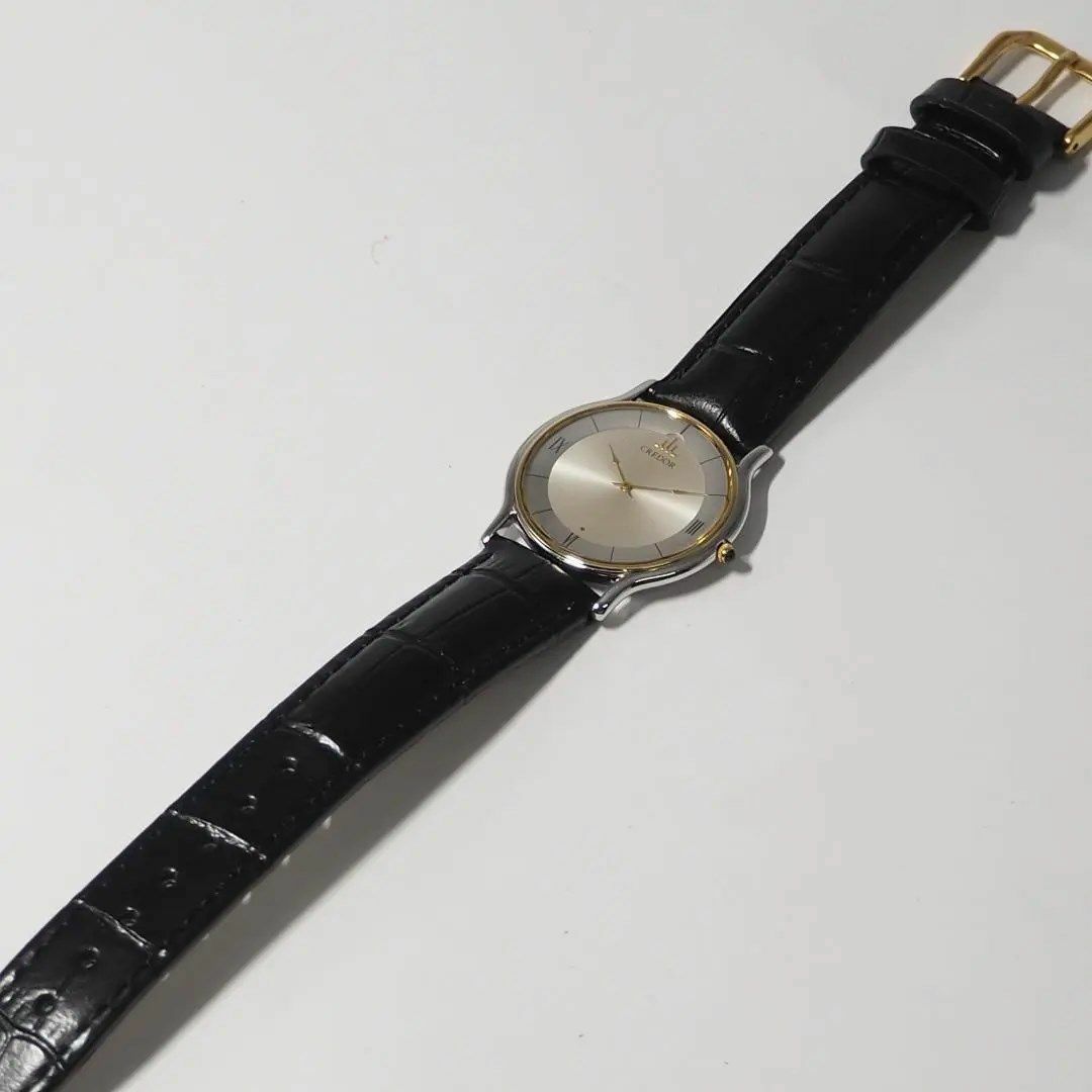 CREDOR - クレドール CREDOR セイコー K18ベゼル 革ベルト CREDOR - クレドール CREDOR セイコー K18ベゼル 革ベルト