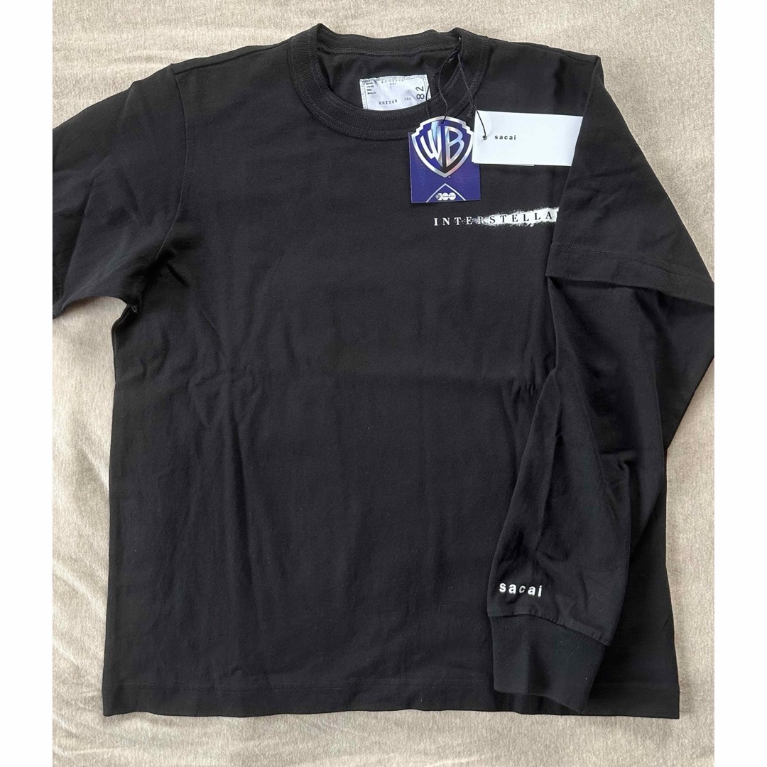 黒1新品 sacai INTERSTELLAR 長袖 Tシャツ ロング ブラック 黒1新品 sacai INTERSTELLAR 長袖 Tシャツ ロング ブラック