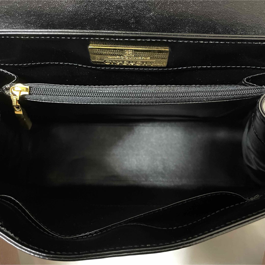 外観美品】GIVENCHY ハンドバッグ フォーマル ブラック 台形 バッグ 外観美品】GIVENCHY ハンドバッグ フォーマル ブラック 台形 バッグ