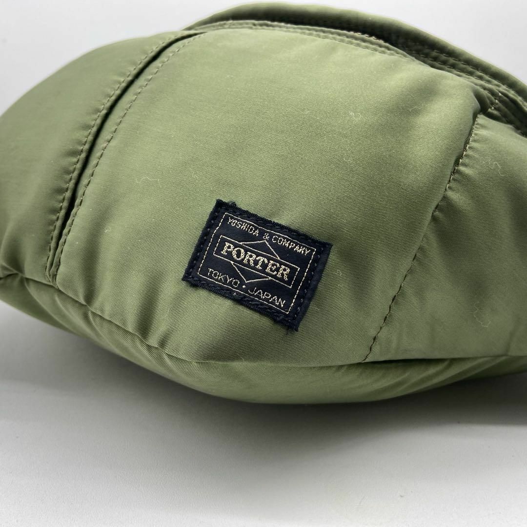 希少 美品】PORTER タンカー ウエストバッグ セージグリーン 希少 美品】PORTER タンカー ウエストバッグ セージグリーン