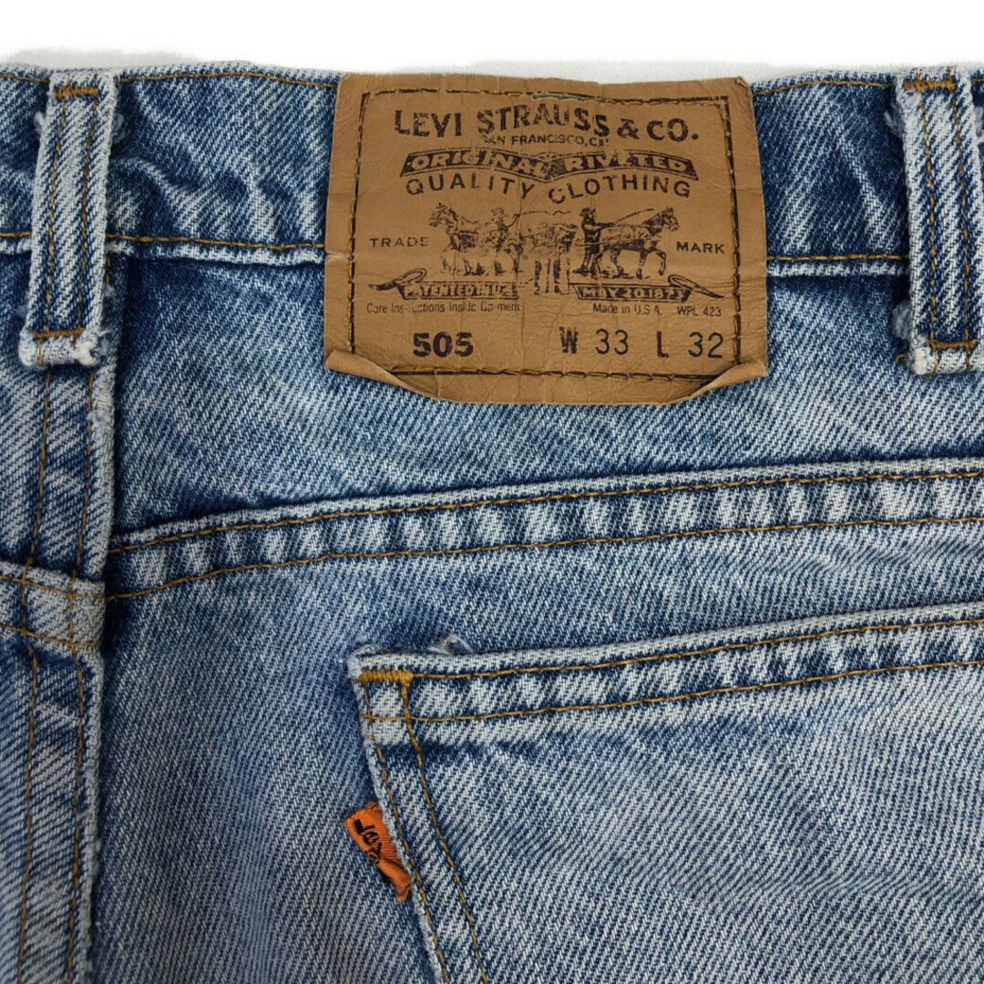 90年代 USA製 Levi´s リーバイス 505-0289 デニムパンツ ライト 90年代 USA製 Levi´s リーバイス 505-0289 デニムパンツ ライト