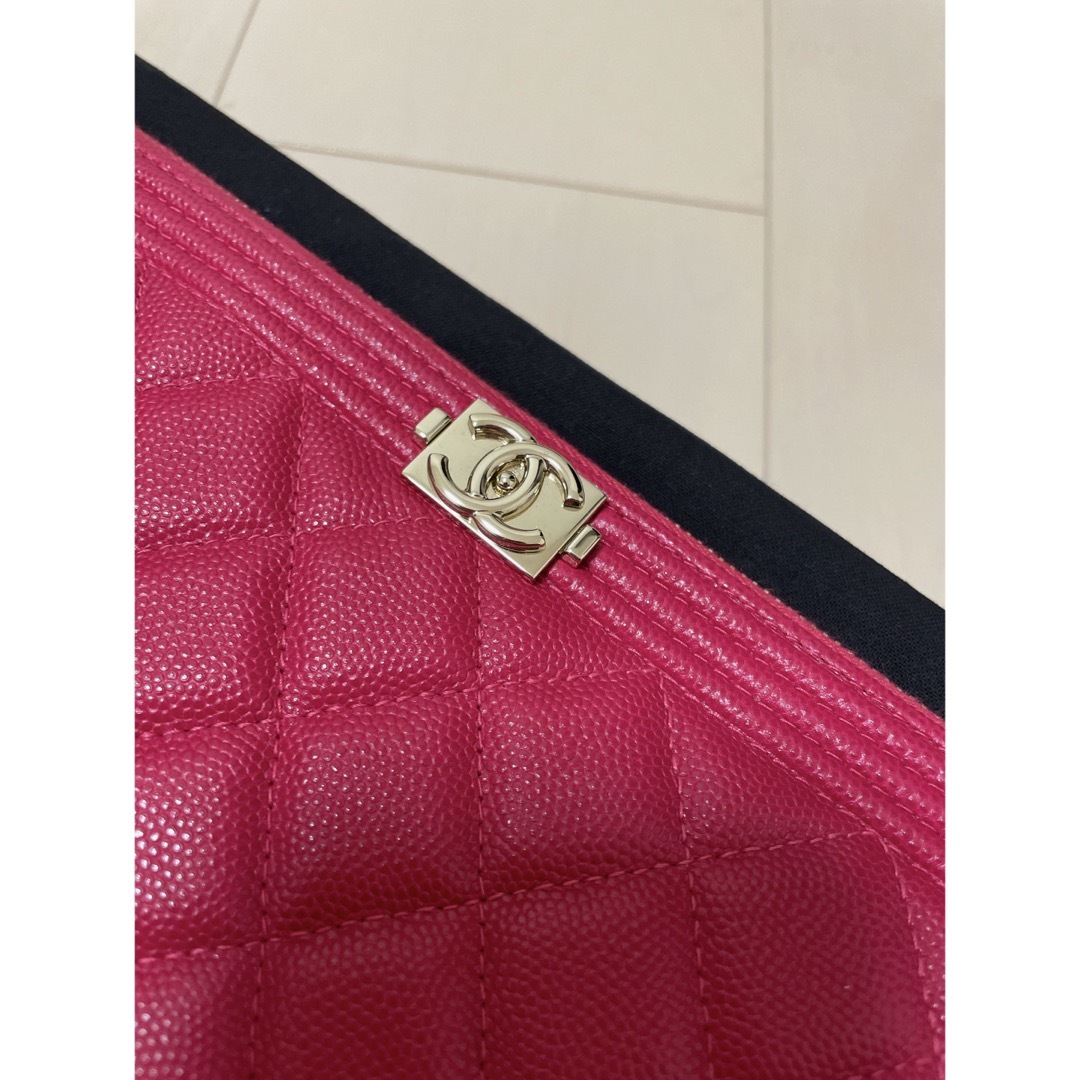 CHANEL ボーイシャネル クラッチバッグ ラージポーチ マトラッセ CHANEL ボーイシャネル クラッチバッグ ラージポーチ マトラッセ