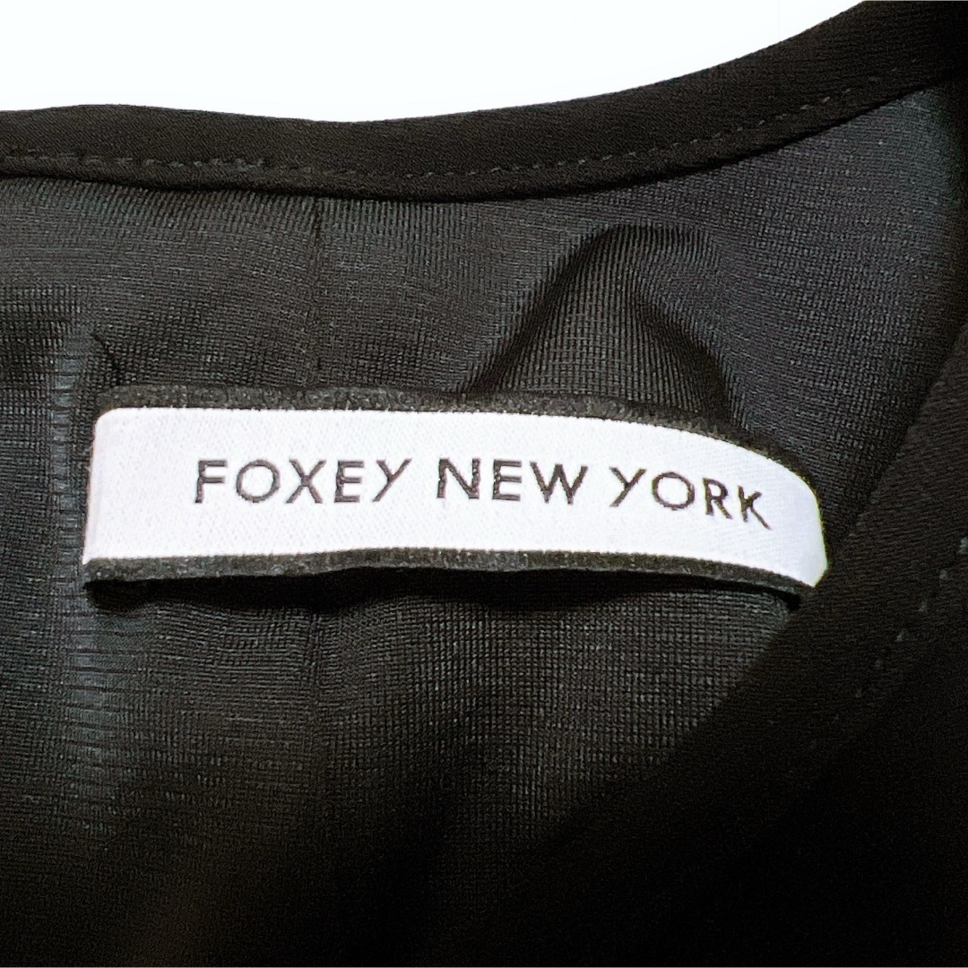 FOXEY NEW YORK - 美品*FOXEY リボンベルト付き フレア FOXEY NEW YORK - 美品*FOXEY リボンベルト付き フレア