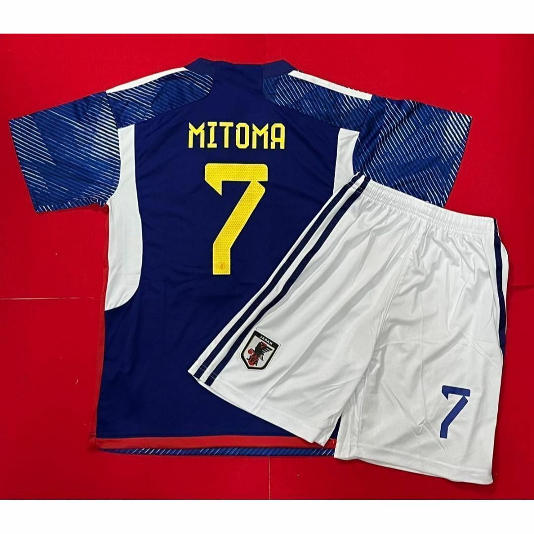 三笘 140~150cmキッズ 子供 日本代表 サッカー ユニフォーム 三笘 140~150cmキッズ 子供 日本代表 サッカー ユニフォーム
