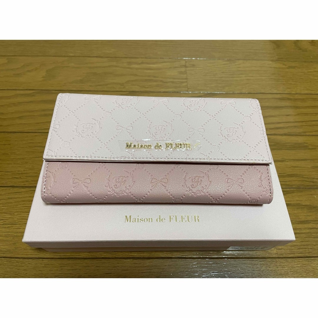 Maison de FLEUR - メゾンドフルール財布 長財布の通販 by まめ Maison de FLEUR - メゾンドフルール財布 長財布の通販 by まめ