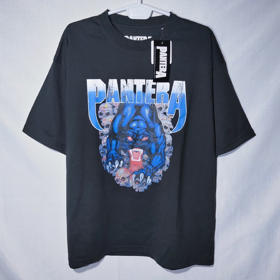 新品 Tシャツ XL パンテラ 黒豹 ドクロ メタル ロック バンド 新品 Tシャツ XL パンテラ 黒豹 ドクロ メタル ロック バンド