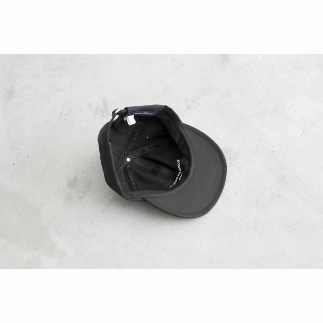 COMME des GARCONS HOMME LOGO CAP 黒 ギャルソン - キャップ COMME des GARCONS HOMME LOGO CAP 黒 ギャルソン - キャップ