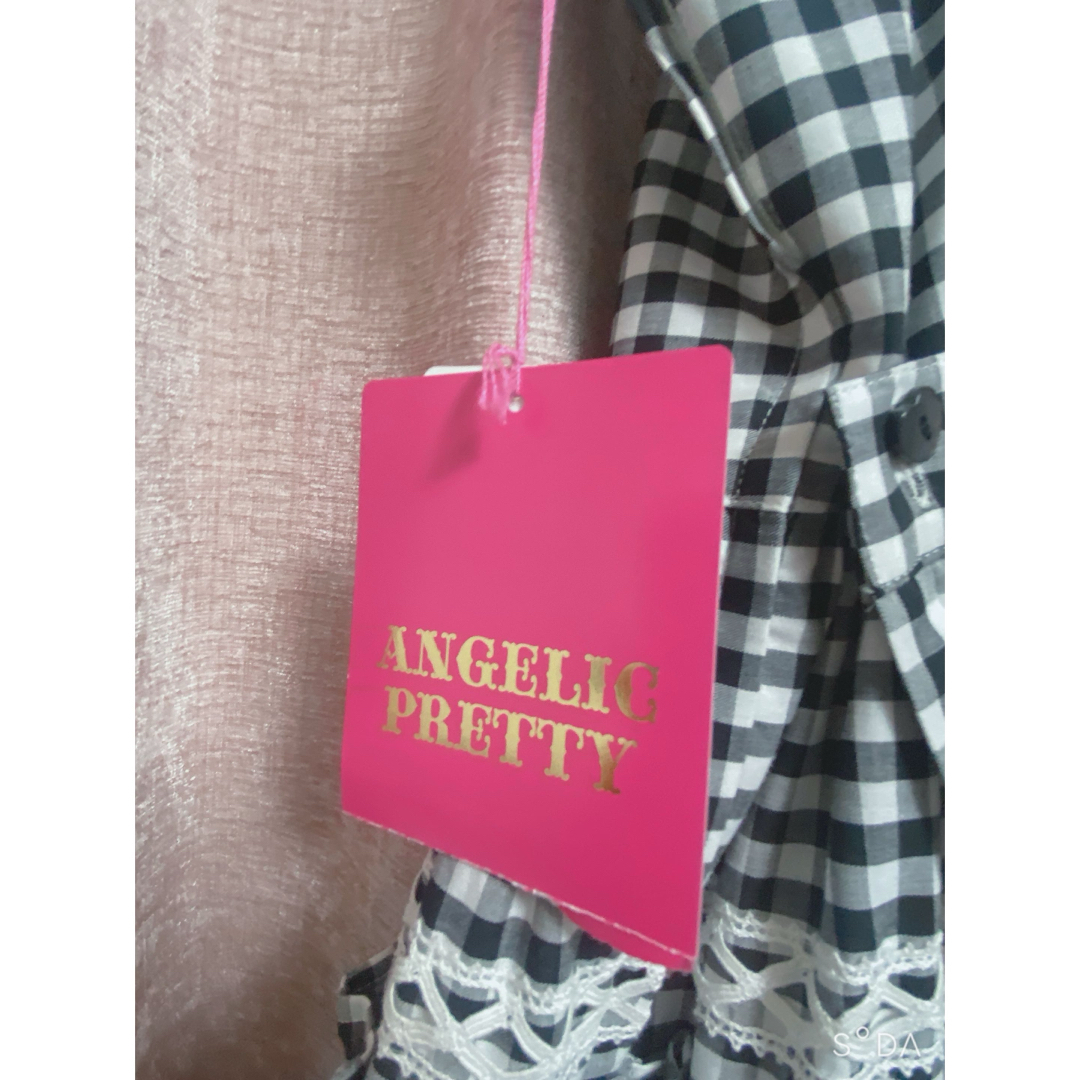 Angelic Pretty - Prettyフリルジャンパースカート 黒 ギンガム Angelic Pretty - Prettyフリルジャンパースカート 黒 ギンガム