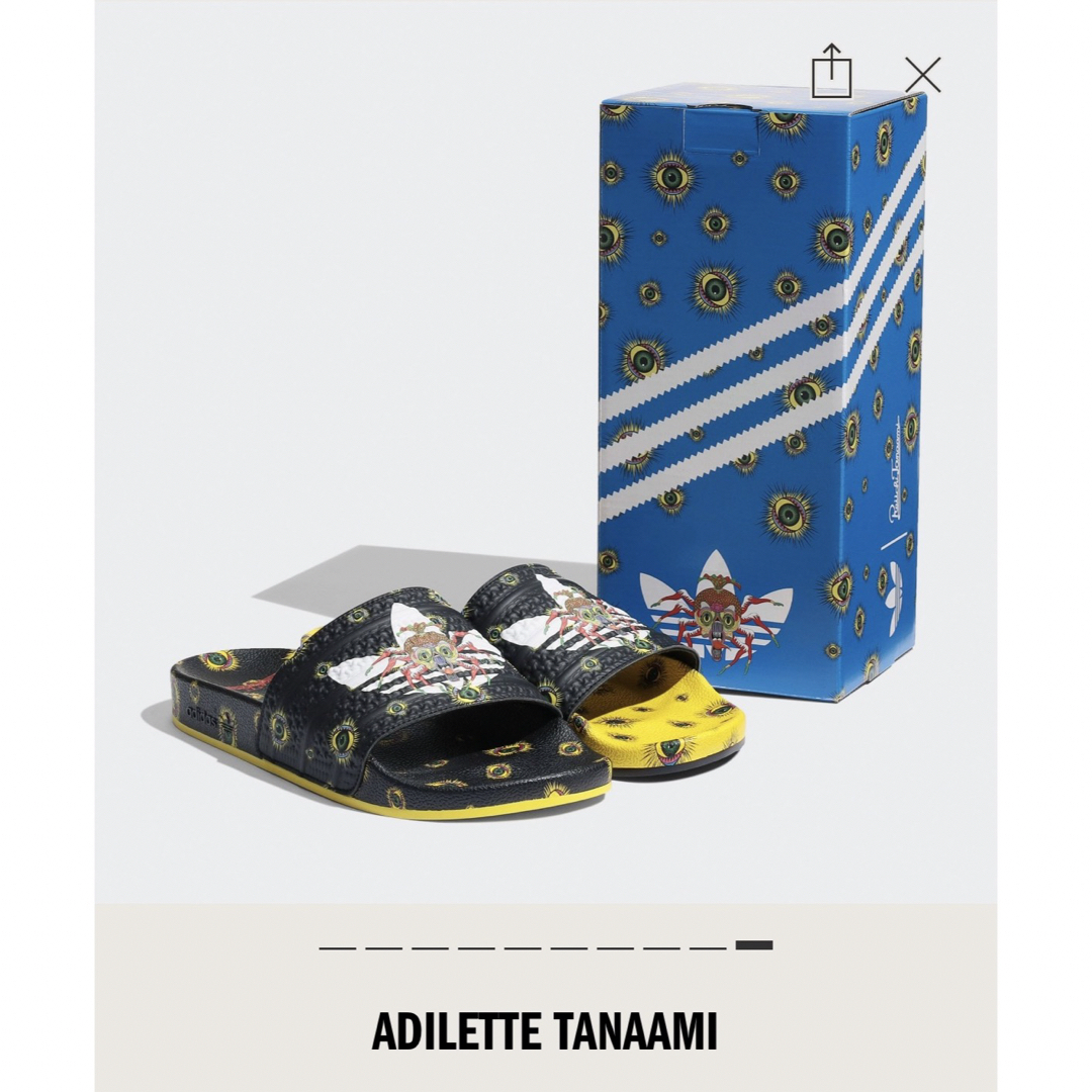 adidas - 【完売品】新品未使用ADILETTE TANAAMI サンダル27.5 adidas - 【完売品】新品未使用ADILETTE TANAAMI サンダル27.5