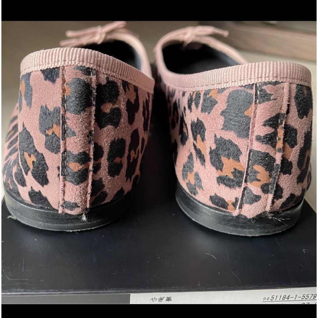 Repetto レペット バレエシューズ ヒョウ柄×ピンク 37/23.3cm Repetto レペット バレエシューズ ヒョウ柄×ピンク 37/23.3cm