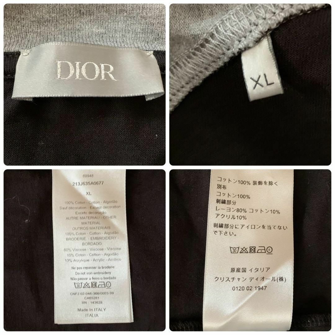 Dior - 極美品✨DIOR トップス 半袖 Tシャツ アトリエ ロゴ 刺繍 Dior - 極美品✨DIOR トップス 半袖 Tシャツ アトリエ ロゴ 刺繍
