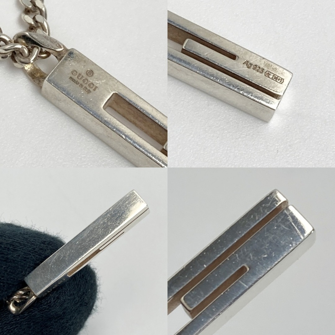 GUCCI グッチ Gマーク ネックレス シルバー Ag925 カットアウトG GUCCI グッチ Gマーク ネックレス シルバー Ag925 カットアウトG
