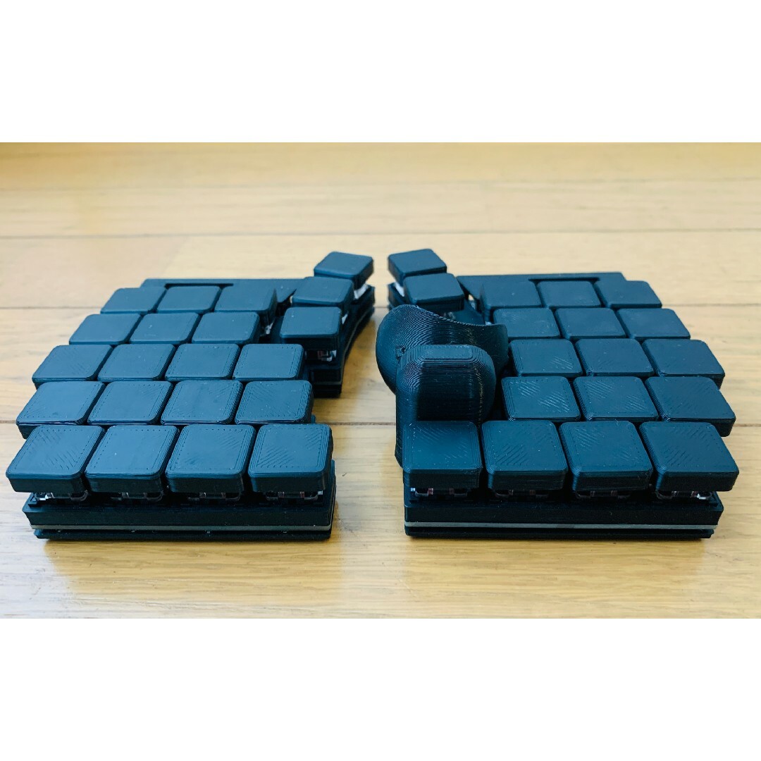 トラックボール付き 分割メカニカルキーボード Keyball39 黒 トラックボール付き 分割メカニカルキーボード Keyball39 黒