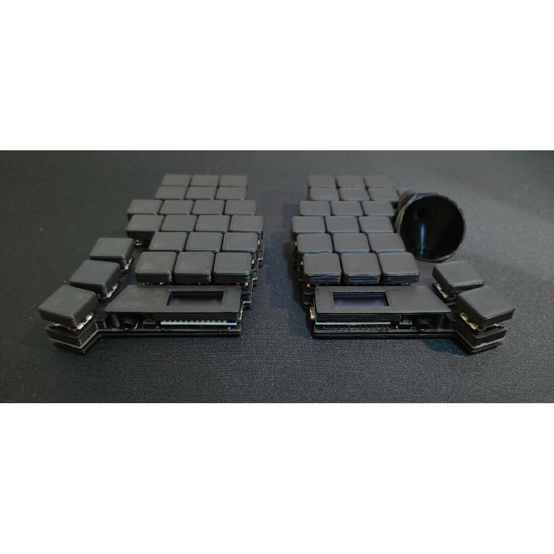 トラックボール付き 分割メカニカルキーボード Keyball44 黒 完成品 トラックボール付き 分割メカニカルキーボード Keyball44 黒 完成品