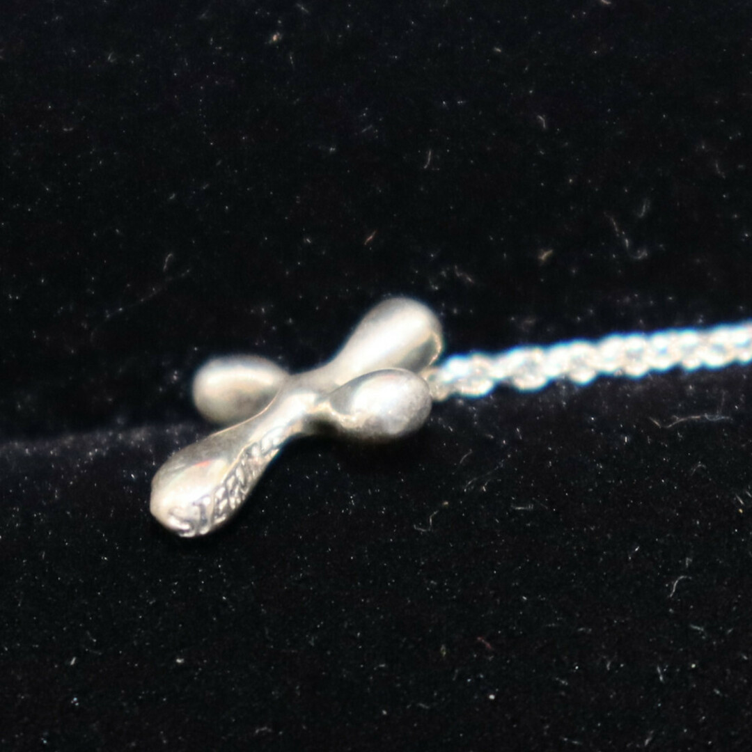 Tiffany& Co. 不用心 ティファニー クロス シルバーネックレス 925 Tiffany& Co. 不用心 ティファニー クロス シルバーネックレス 925