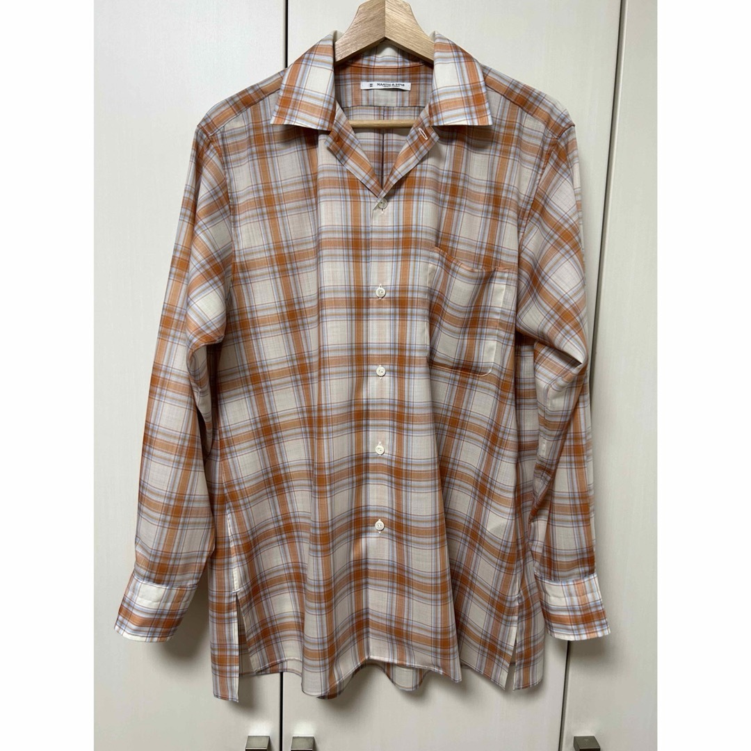 MAATEE&SONS H WOOL ONEPIECE COLLAR SHIRTの通販 by m2000n's MAATEE&SONS H WOOL ONEPIECE COLLAR SHIRTの通販 by m2000n's