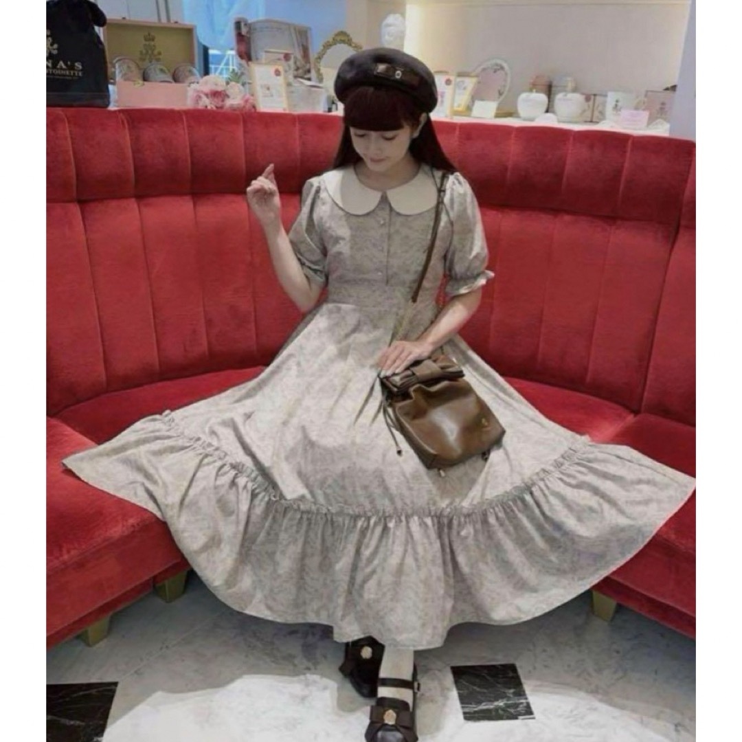 しまむら - 青木美沙子コラボしまむら 二ナス ロングワンピース しまむら - 青木美沙子コラボしまむら 二ナス ロングワンピース