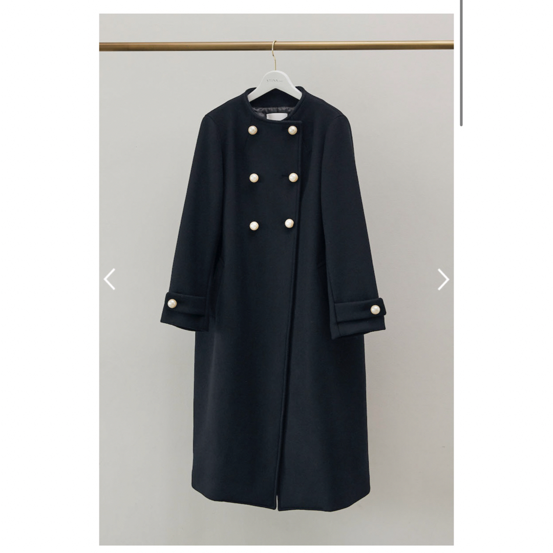 新品タグ付き/Stina closet/パールボタン/コートの通販 by 新品タグ付き/Stina closet/パールボタン/コートの通販 by