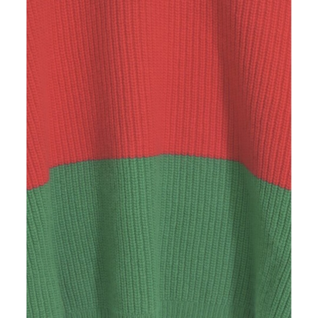 GUCCI - GUCCI グッチ ニット・セーター S 緑x赤 【古着】【中古 GUCCI - GUCCI グッチ ニット・セーター S 緑x赤 【古着】【中古