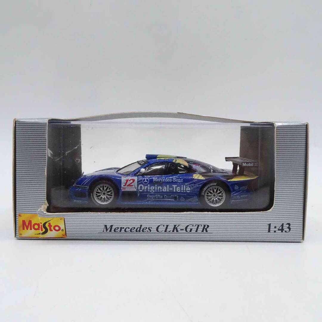 Maistoマイスト 1/43 Mercedes-Benz CLK-GTR ブルー メルセデス Maistoマイスト 1/43 Mercedes-Benz CLK-GTR ブルー メルセデス