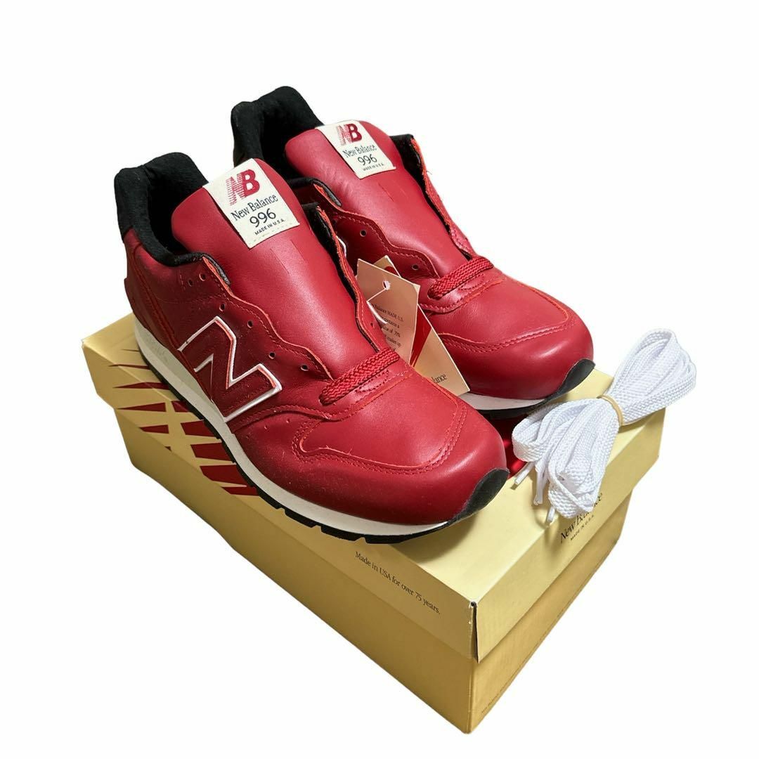 New Balance - US限定 New Balance 996 “Crimson” 28cm レザーの New Balance - US限定 New Balance 996 “Crimson” 28cm レザーの