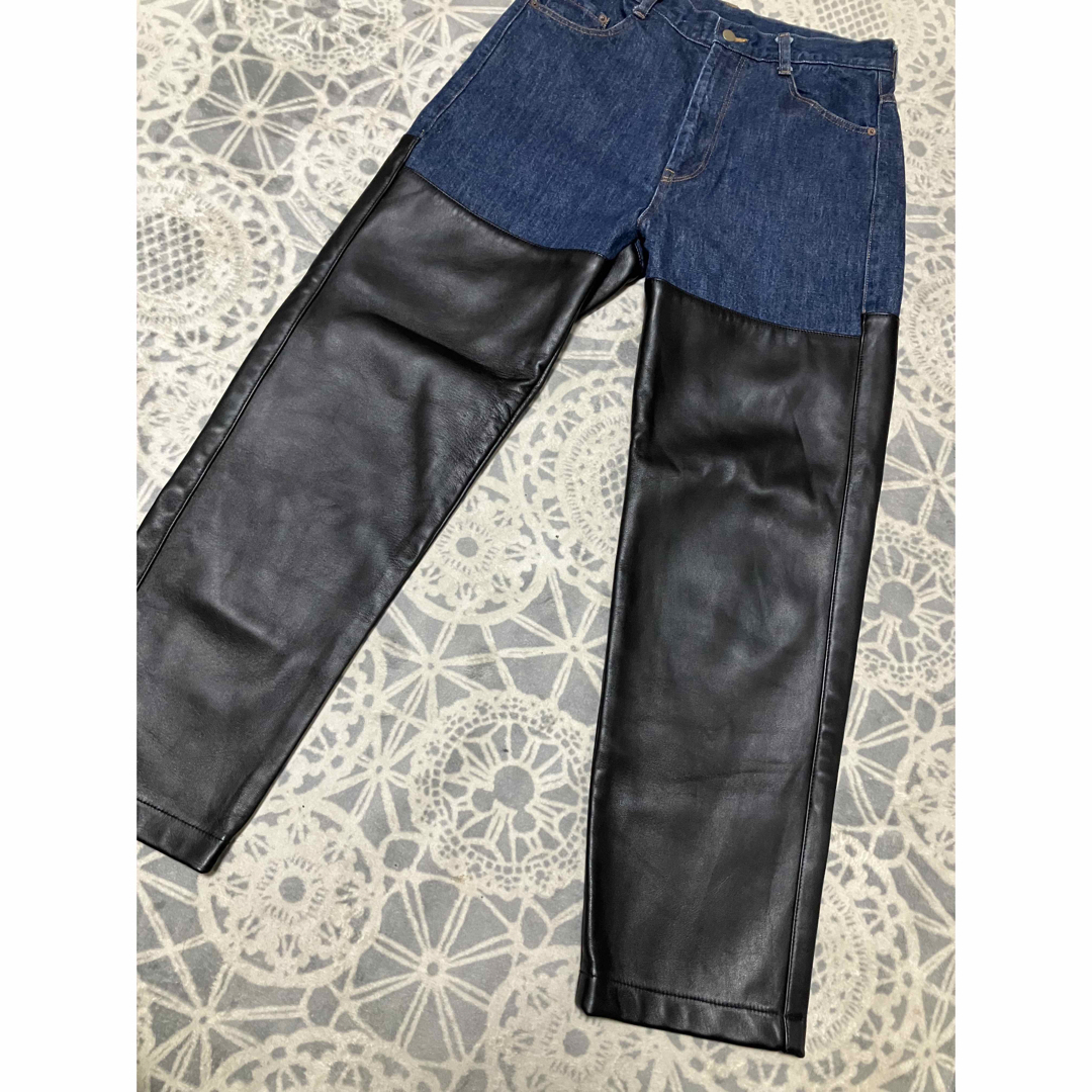 stein - stein 22SS Leather Combination Denimの通販 by 値下げ stein - stein 22SS Leather Combination Denimの通販 by 値下げ