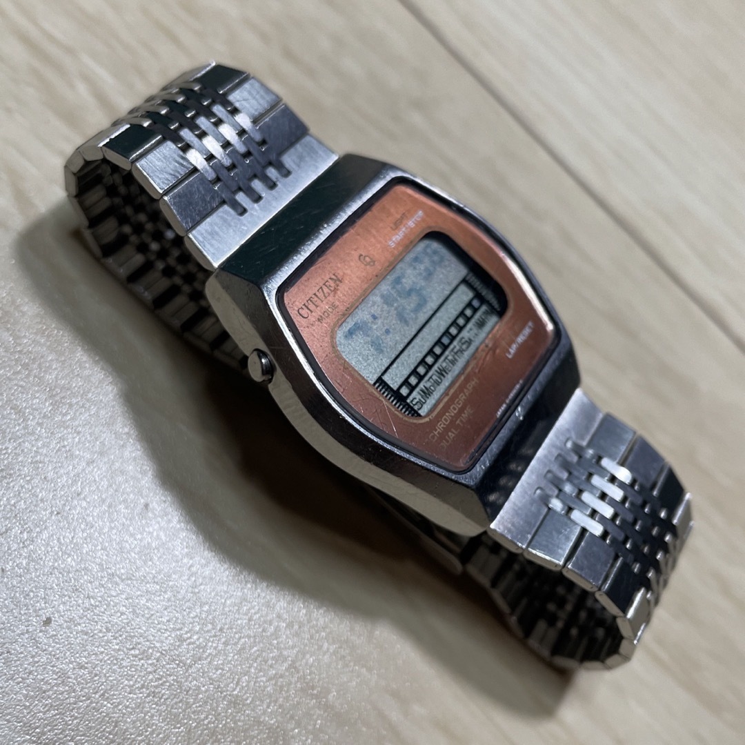CITIZEN - 【激レア】CITIZEN CHRONOGRAPH DUAL TIME 腕時計の CITIZEN - 【激レア】CITIZEN CHRONOGRAPH DUAL TIME 腕時計の