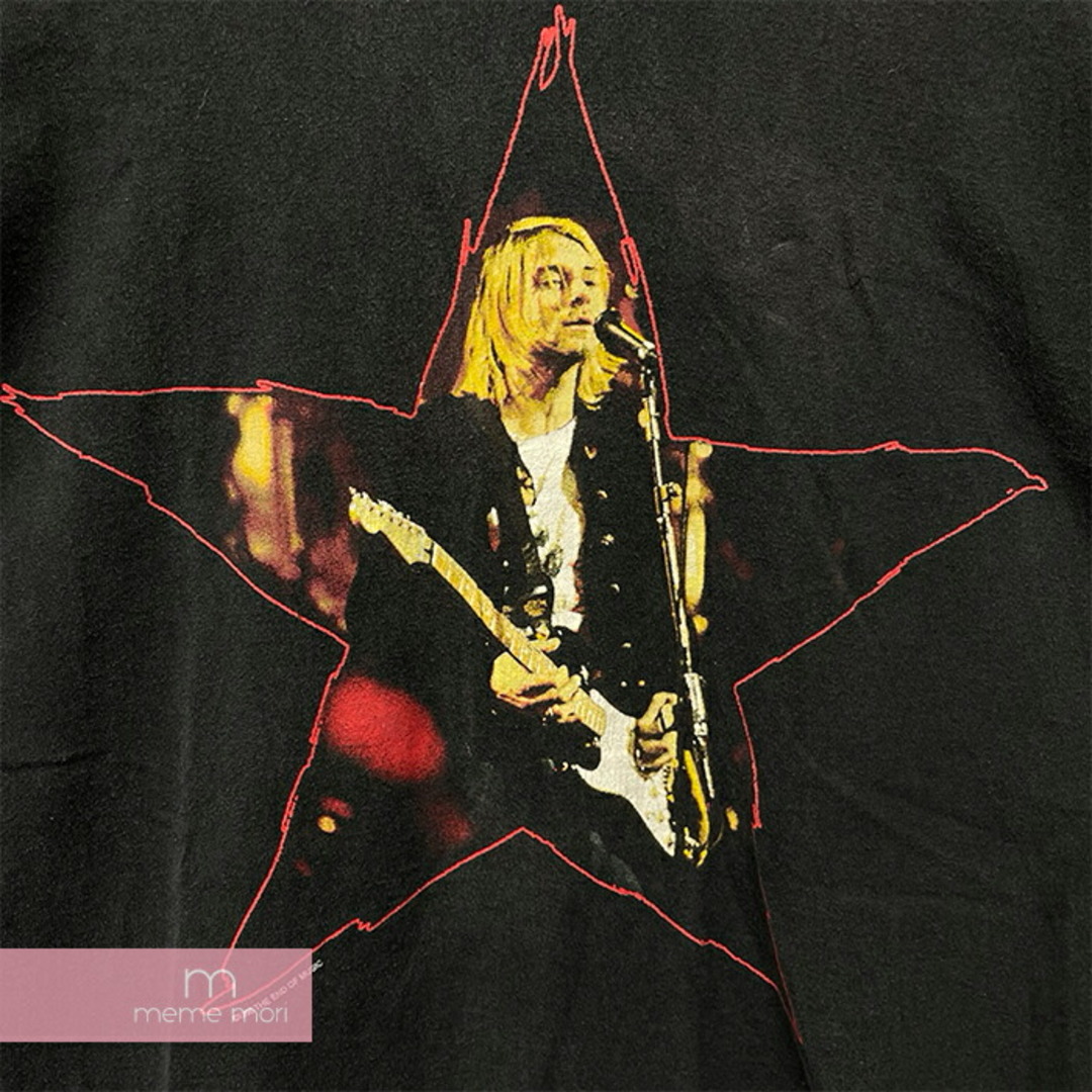 90's Nirvana Kurt Cobain The End Of Music 1996 Star S/S Tee 90's Nirvana Kurt Cobain The End Of Music 1996 Star S/S Tee