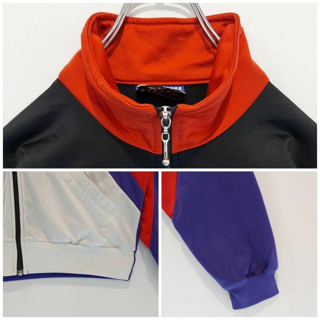 Reebok - REEBOK リーボック トラックジャケット 黒 紫 赤 90s M Reebok - REEBOK リーボック トラックジャケット 黒 紫 赤 90s M