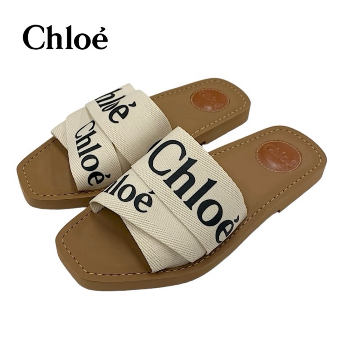 クロエ Chloe サンダル 靴 シューズ ファブリック アイボリー クロエ Chloe サンダル 靴 シューズ ファブリック アイボリー