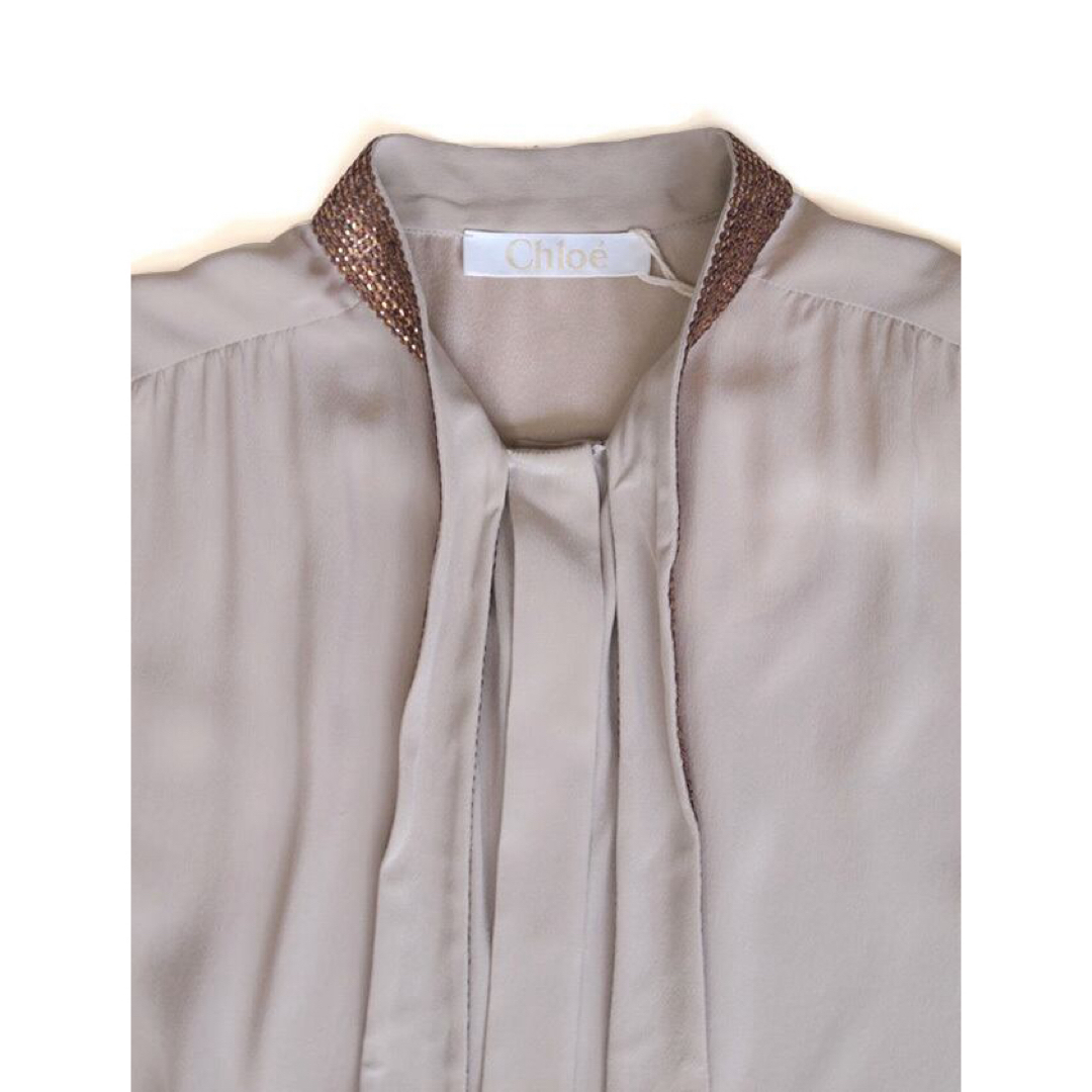 Chloe - 未使用 Chloe 定価18.2万 クロエ シルク ボータイ Chloe - 未使用 Chloe 定価18.2万 クロエ シルク ボータイ