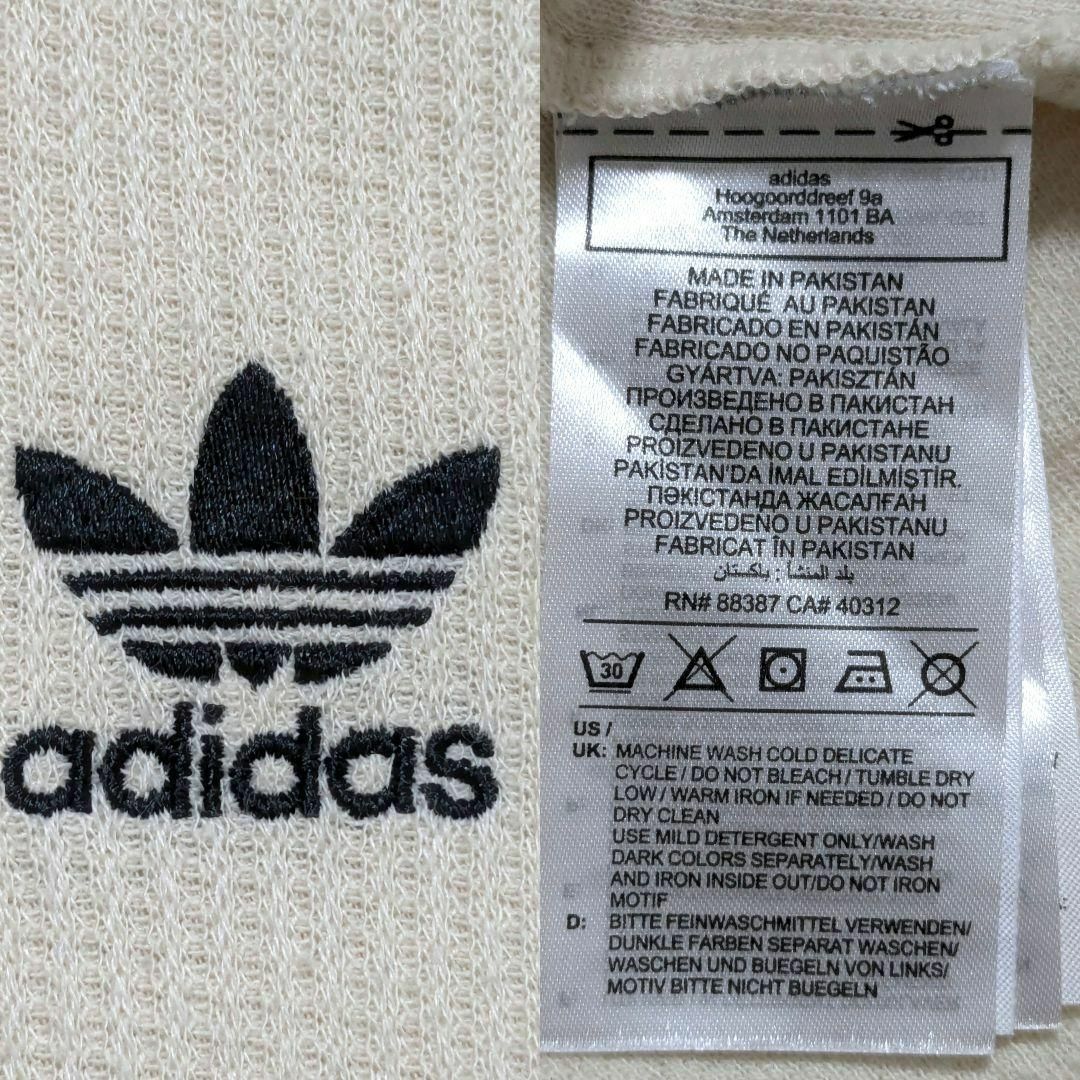 海外正規品】アディダスワッフルポロシャツ半袖Tシャツ ホワイト 海外正規品】アディダスワッフルポロシャツ半袖Tシャツ ホワイト