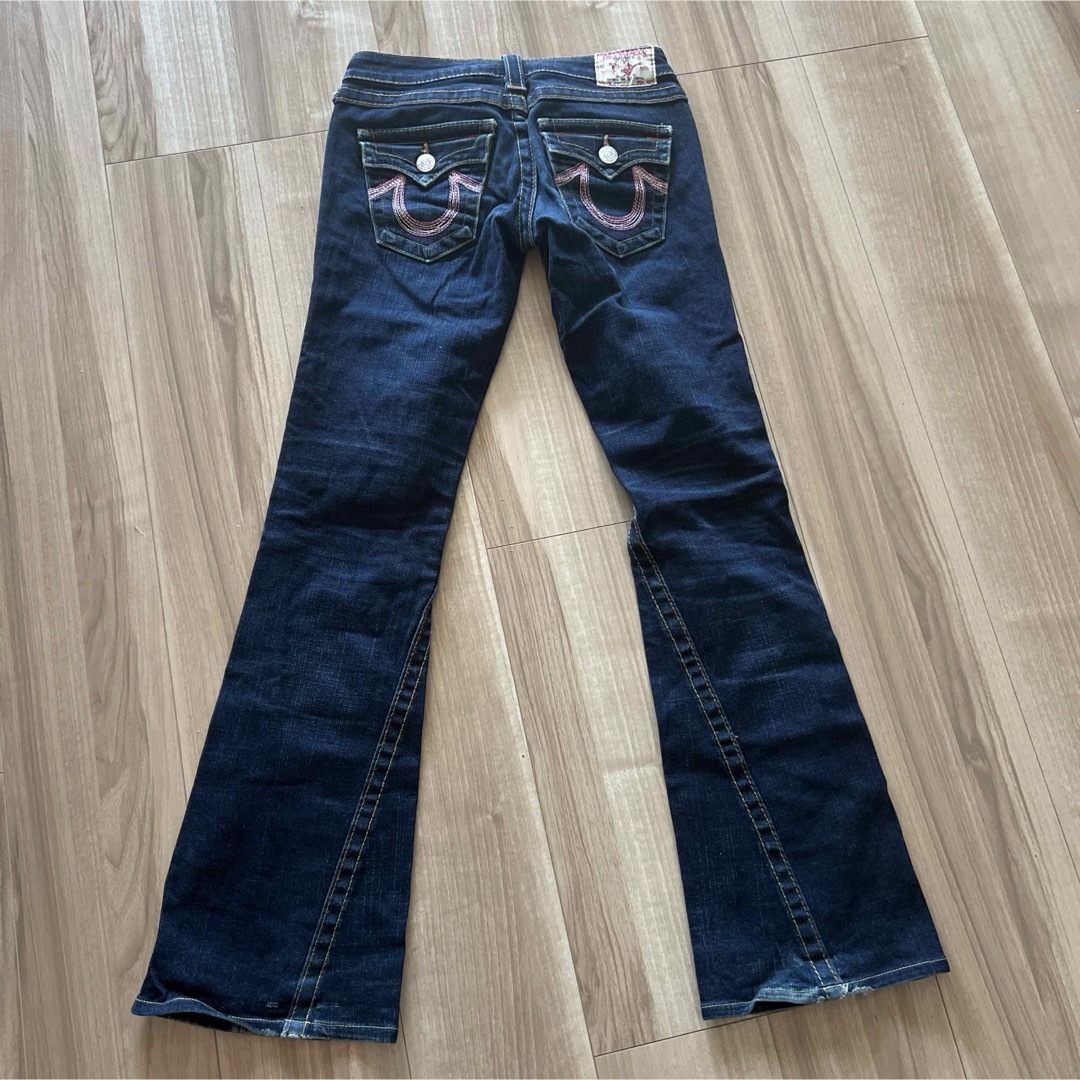 y2k TRUERELIGION フレアデニムパンツ ラインストーン y2k TRUERELIGION フレアデニムパンツ ラインストーン