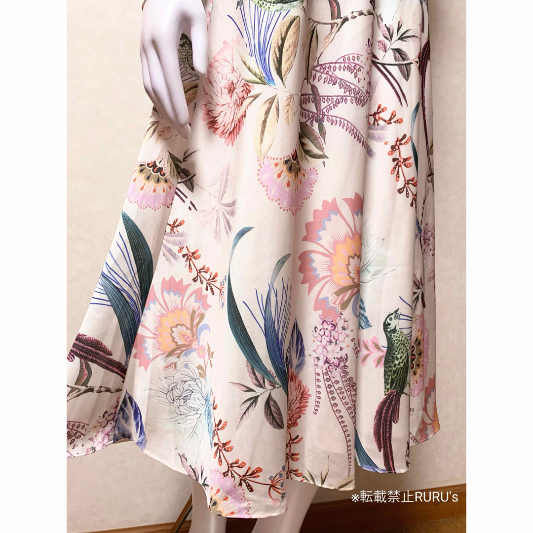 TED BAKER - 新品 TED BAKER ボタニカルプリント×パフスリーブ TED BAKER - 新品 TED BAKER ボタニカルプリント×パフスリーブ
