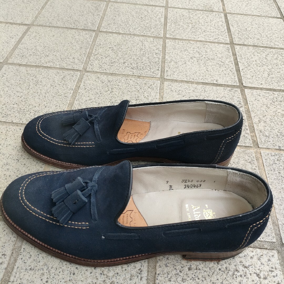 Alden タッセルローファー スウェード ネイビー US9.0D(ALDEN Alden タッセルローファー スウェード ネイビー US9.0D(ALDEN