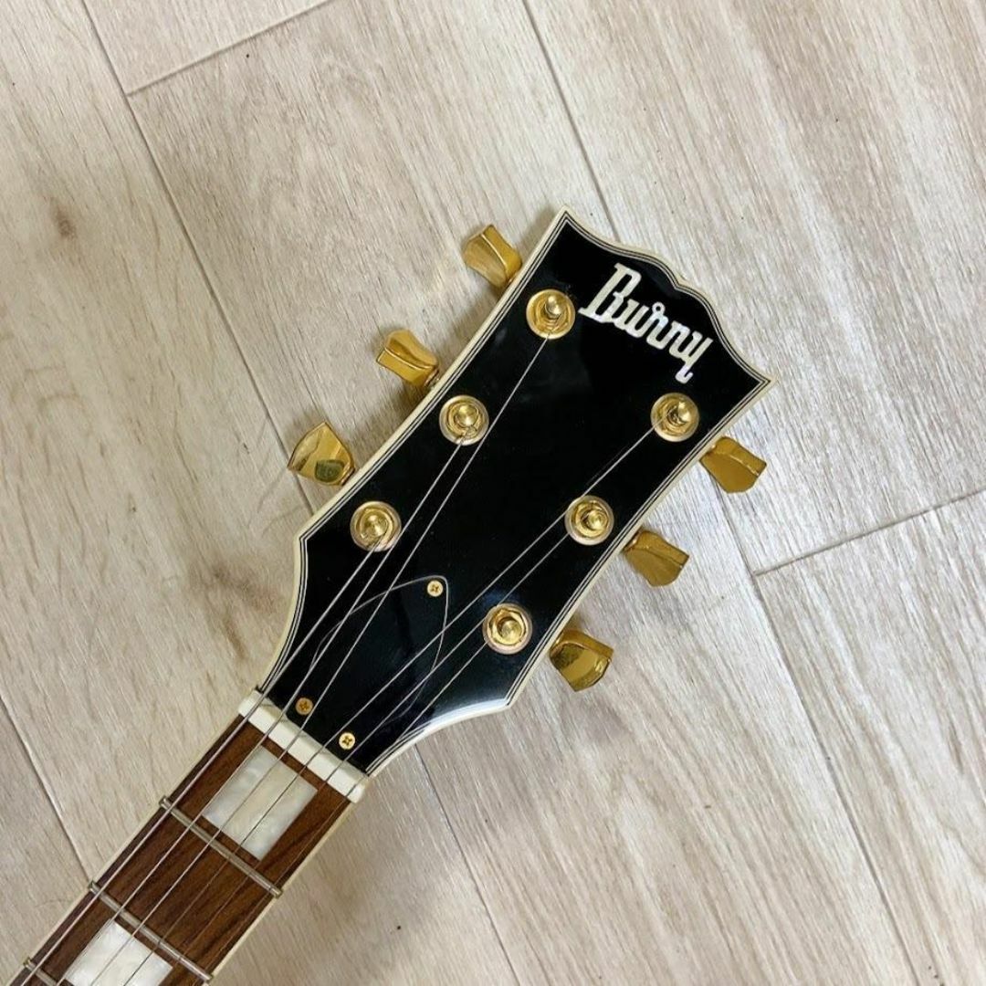 Burny レスポール カスタム セットネック 白 LP エレキギター500 Burny レスポール カスタム セットネック 白 LP エレキギター500