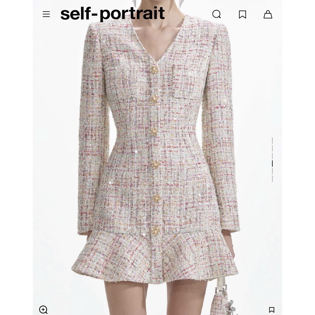 正規品セルフポートレイト ワンピース 定価8万 正規品セルフポートレイト ワンピース 定価8万
