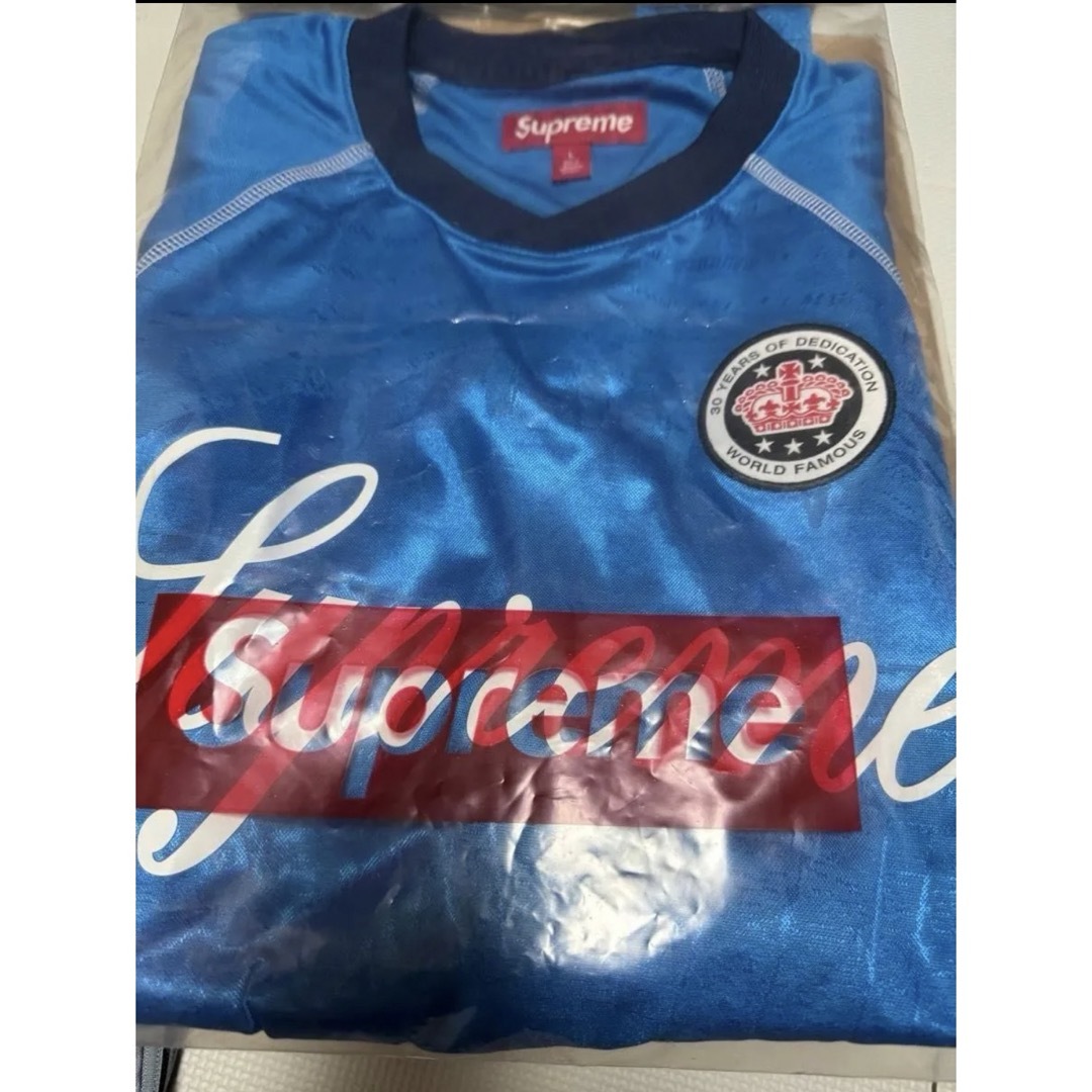 Supreme Jacquard Soccer Jersey BLUE Lサイズ Supreme Jacquard Soccer Jersey BLUE Lサイズ