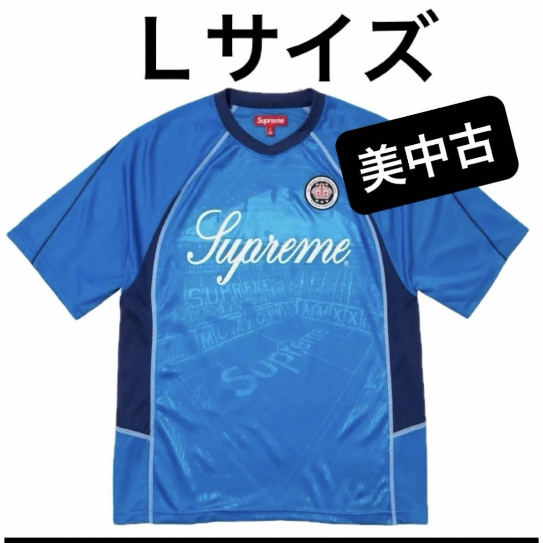 Supreme Jacquard Soccer Jersey BLUE Lサイズ Supreme Jacquard Soccer Jersey BLUE Lサイズ