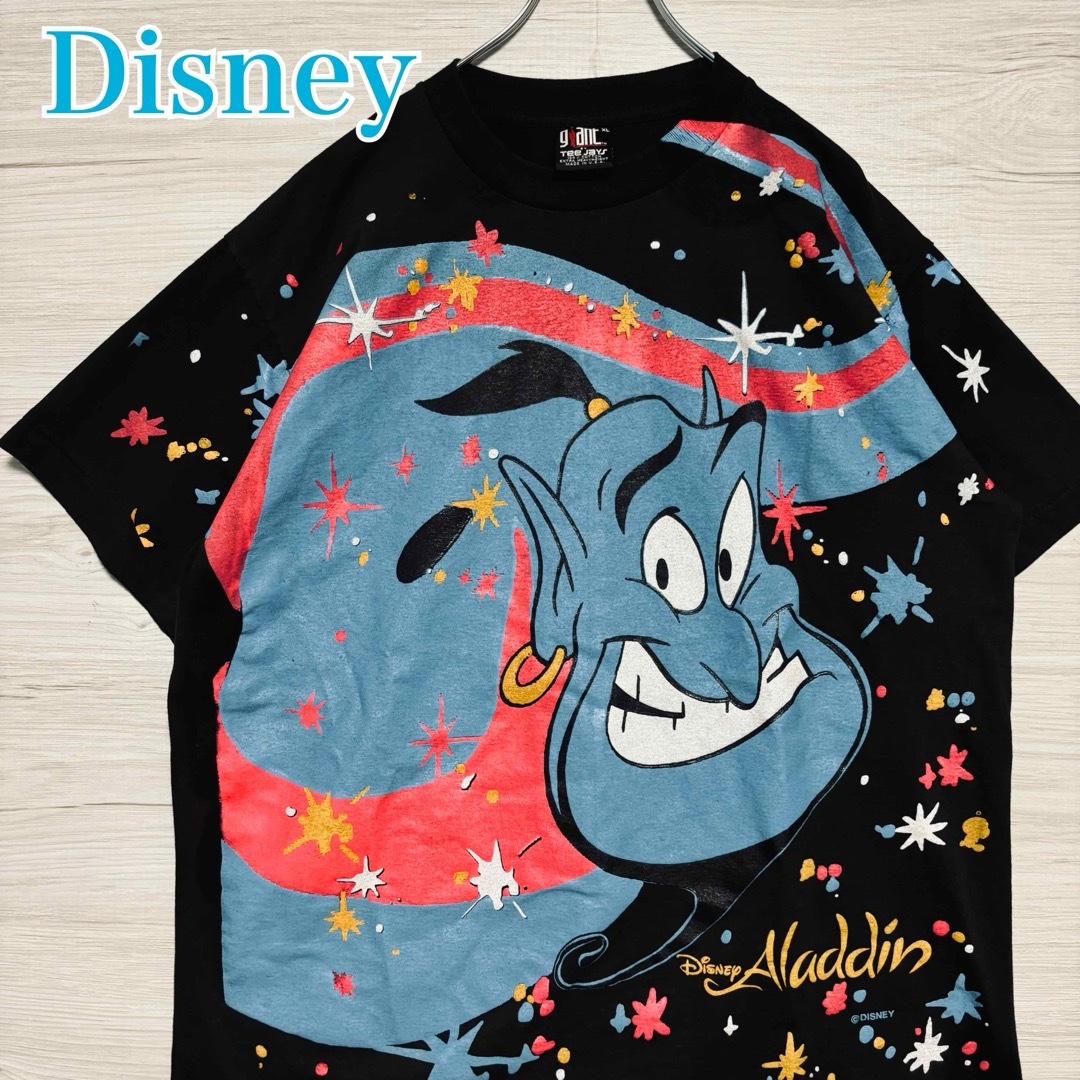 Disney - 【入手困難】ディズニー アラジン ジーニー Tシャツ XL Disney - 【入手困難】ディズニー アラジン ジーニー Tシャツ XL