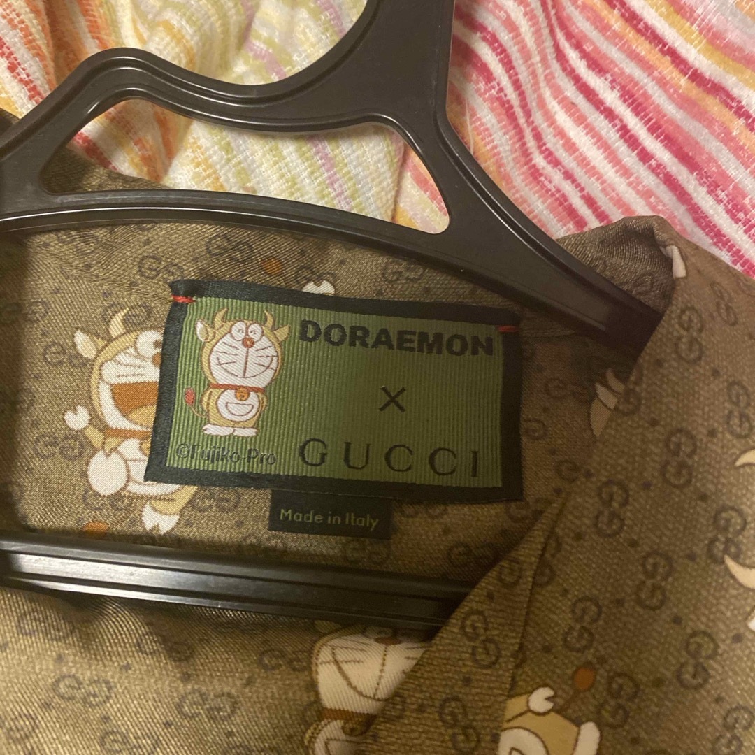 GUCCI - 本物グッチ×ドラえもん総柄ウシえもんシャツGUCCI丑年 GUCCI - 本物グッチ×ドラえもん総柄ウシえもんシャツGUCCI丑年
