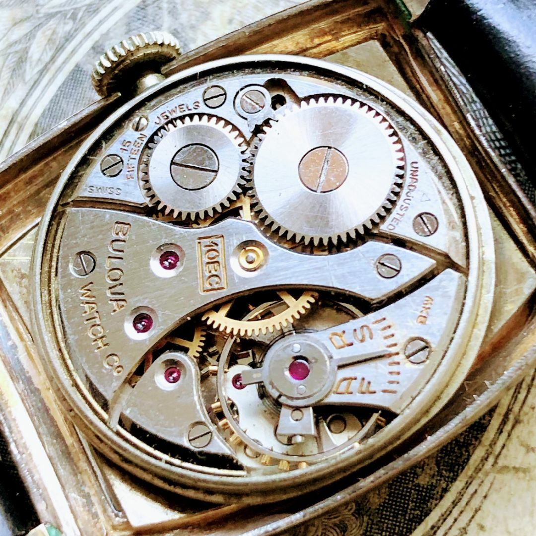 3207【シックでお洒落】メンズ 腕時計 ブローバ 手巻 動作品 3207【シックでお洒落】メンズ 腕時計 ブローバ 手巻 動作品