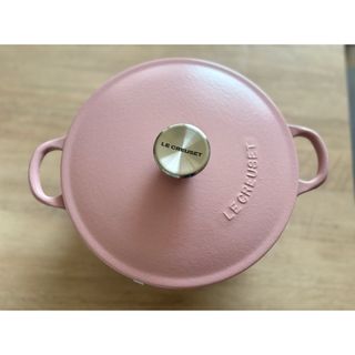 LE CREUSET - ルクルーゼ マルミット シュガーピンク 22cm 両手 LE CREUSET - ルクルーゼ マルミット シュガーピンク 22cm 両手