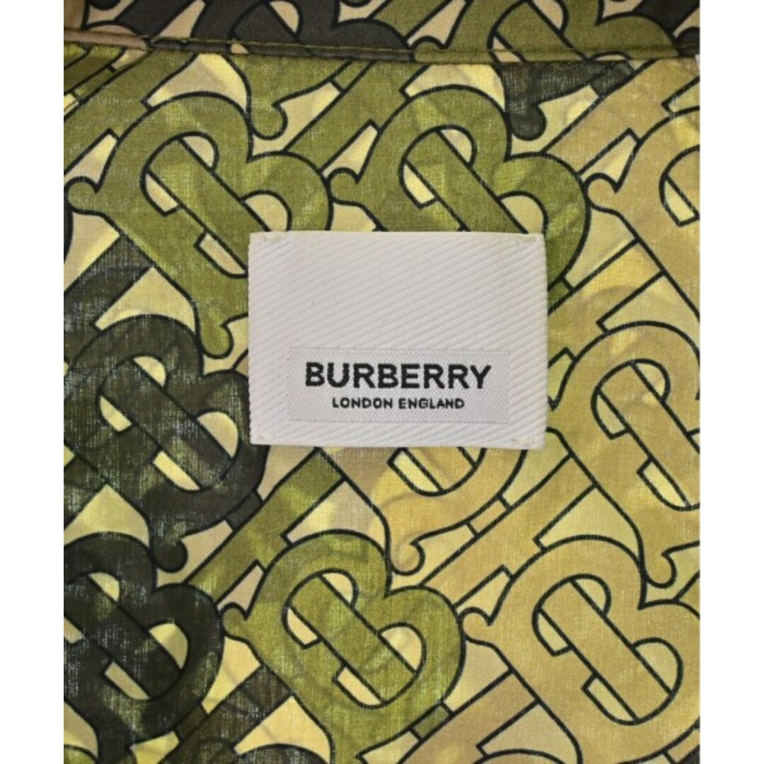BURBERRY バーバリー ブラウス 36(XS位) カーキ系(総柄) 【古着】 BURBERRY バーバリー ブラウス 36(XS位) カーキ系(総柄) 【古着】