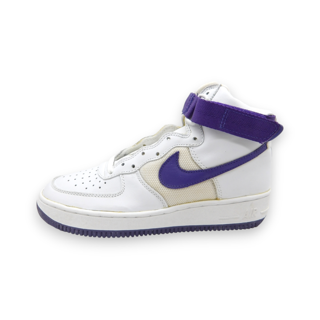 NIKE 1998 AIR FORCE1 LEA MESH HIGH WHITE/PURPLE サイズ26.5cm NIKE 1998 AIR FORCE1 LEA MESH HIGH WHITE/PURPLE サイズ26.5cm