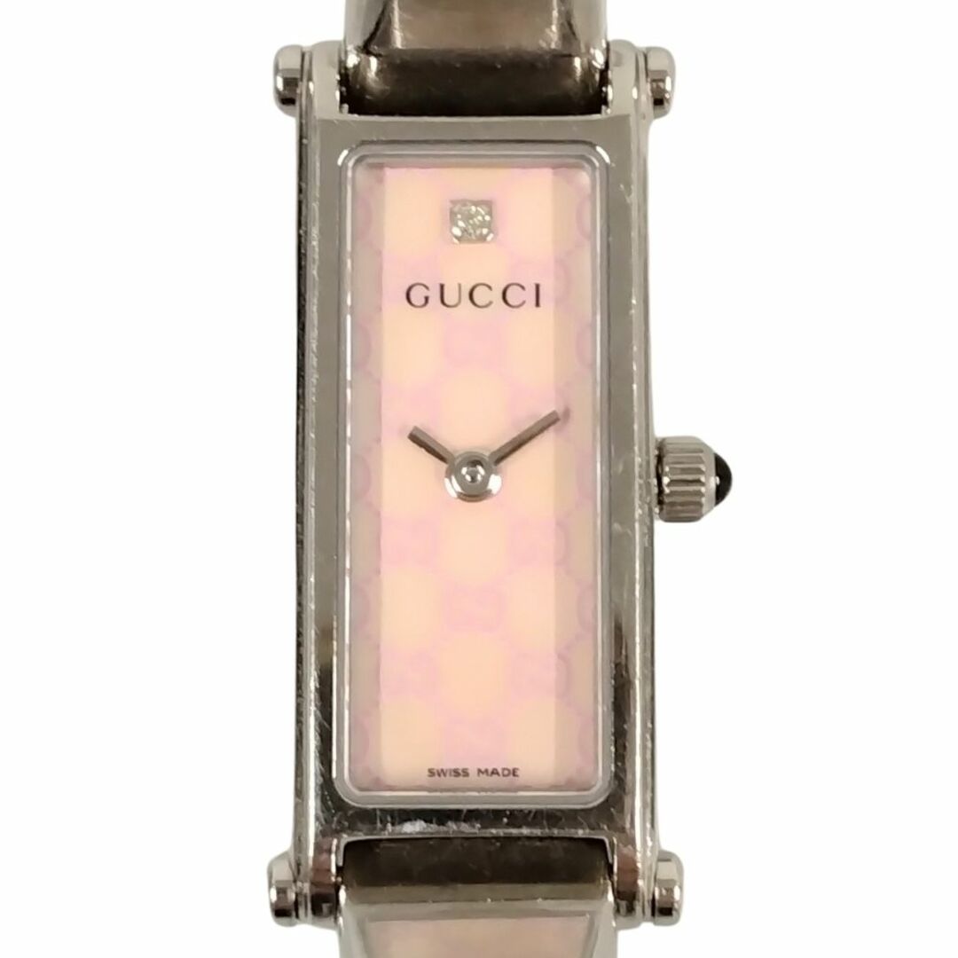 美品稼働品GUCCI 1500L シェル GG 1Pダイヤ 美品稼働品GUCCI 1500L シェル GG 1Pダイヤ